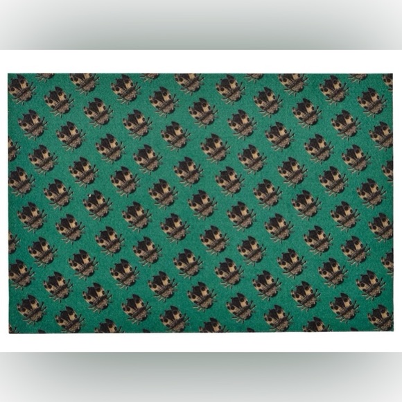 IKEA | Other | Ikea Analysera Green Bug Insect Door Mat Rug | Poshmark